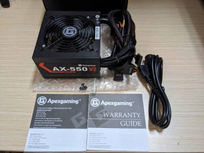 [開箱]美商艾湃 Apexgaming AX550-V2 銅牌 – JIN資訊網