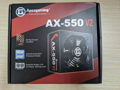 [開箱]美商艾湃 Apexgaming AX550-V2 銅牌 – JIN資訊網